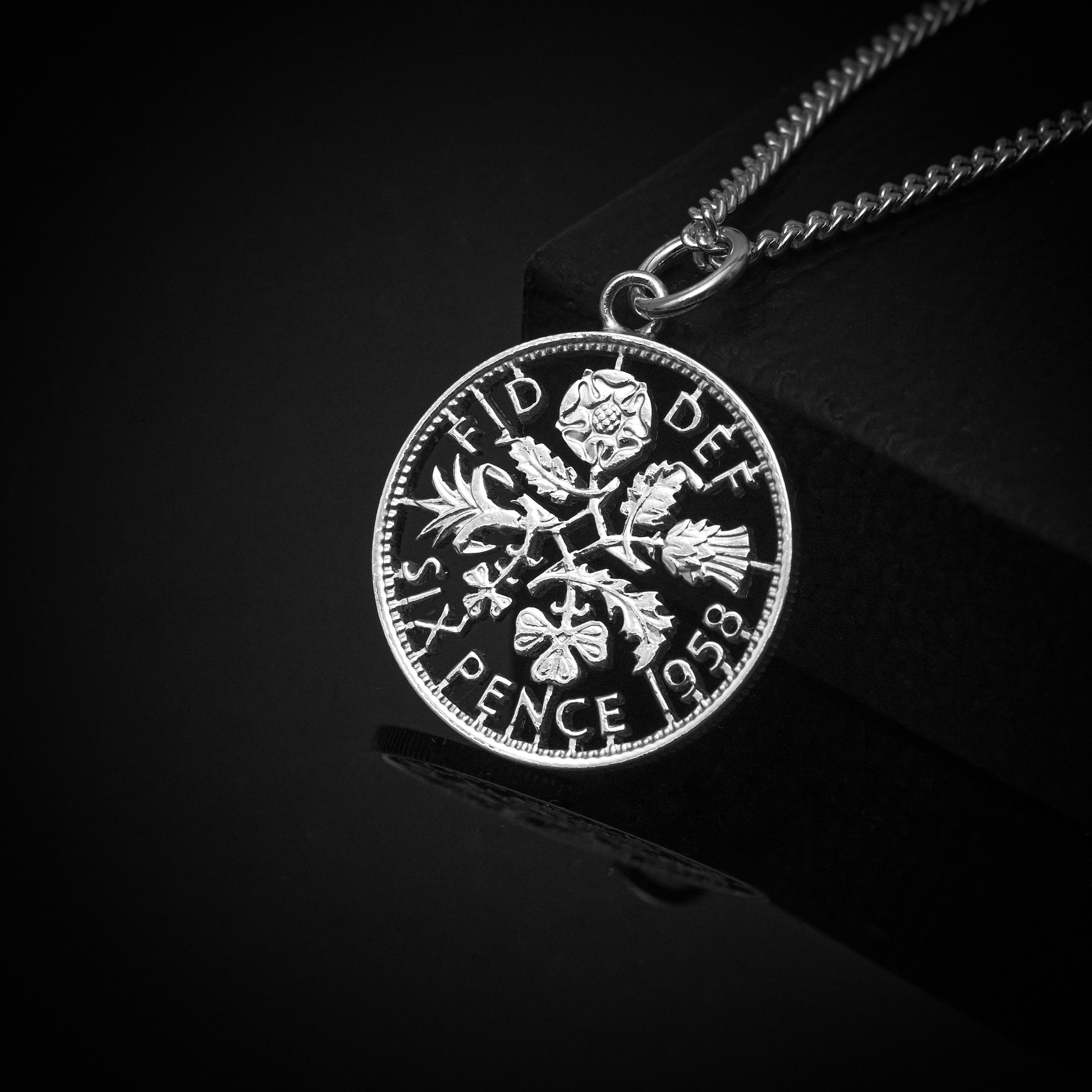 Coin Jewellery - Handmade Cut Out Coin Necklace - Hand cut and very ...
